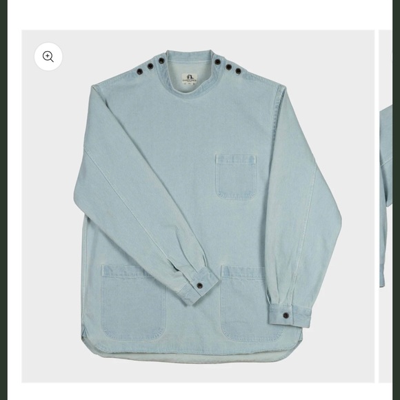 Gardenheir | Tops | Gardenheir Japanese Denim Gardening Smock In Light ...